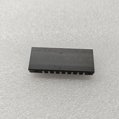 China Custom Extrusion Aluminum Heat Sink Enclosure 6063 6061 Alloy Black Anodized 50 300W Thermal Management for sale
