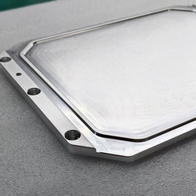 China CNC Machined Precision Aluminum Cover Plate 6061 with Mounting Holes for sale