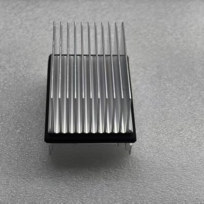 China High-Density Finned Aluminum Air Cooling Heatsink 6063 Alloy 200mm Industrial for sale