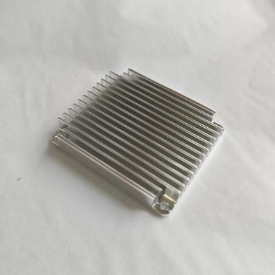 China Industrial Cooling Black Anodized Aluminum Heat Sink 150mm Dense Straight Fins PCB for sale