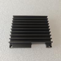 China Custom Aluminum Heat Sink Black Anodized for Power Semiconductors 200mm Width for sale
