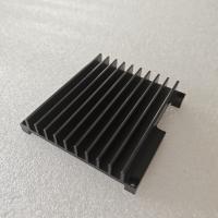 China Extruded Aluminum Heat Sink Black Anodized Custom Dimensions for New Energy Inverter 200mm for sale
