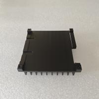 China Custom Aluminum Heat Sink Black Anodized for New Energy Inverter Efficient Heat Dissipation for sale