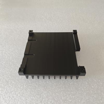 China Custom Aluminum Heat Sink Black Anodized for New Energy Inverter Efficient Heat Dissipation for sale