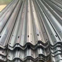 China Hot Dip Galvanized Q235 Steel Two Wave Guardrail AASHTO M180 Road Safety Guardrail for sale
