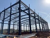 China Eco Friendly Metal Prefab Fire Resistance Q355 Prefabricated Warehouse Building for sale