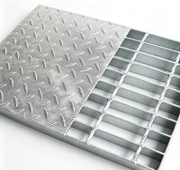 China Hot Dip Galvanized Steel Grating Checkered Plate Compound Heavy Duty Grating for sale