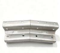 China Corrosion Resistant Guardrail Cap Connection Plate Galvanized Road Safety Barrier Accessory for sale