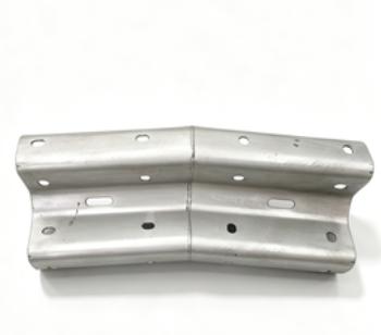 China Corrosion Resistant Guardrail Cap Connection Plate Galvanized Road Safety Barrier Accessory for sale
