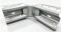 China W Beam Guardrail Cap Splice Plate CNC Integral Highway Crash Barrier Connector for sale