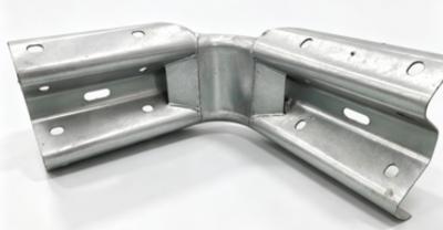 China W Beam Guardrail Cap Splice Plate CNC Integral Highway Crash Barrier Connector for sale