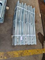 China Corrosion Resistant Guardrail Cap Connection Plate Galvanized Road Safety Barrier Accessory for sale