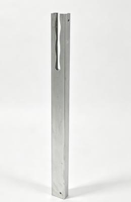 China Custom Size Galvanized W Beam Guardrail 60 - 120um Zinc Coating U Channel Post for sale
