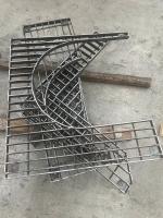 China Arc Sector Galvanized Steel Grating Expanded Metal  Anti Corrosion Walkway Drainage for sale