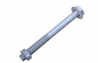 China Anti Corrosion Bolt Nut Salt Resistant Hot Dipped Galvanized Carriage Bolts for sale