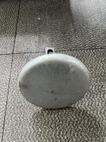 China 60 - 120um Zinc Coating Round Guardrail Post With Base Plate for sale