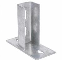China Custom Size Photovoltaic Bracket Base  Q235 Steel Hot Dip Galvanized Solar Accessories for sale