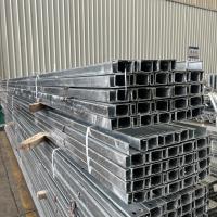 China Galvanized Lipped Formed Steel Channel Custom Light Steel Galvanised C Section Purlins for sale