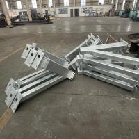 China 500 - 5000sqm Prefabricated Workshop Buildings Heavy Duty Column Base Bracket for sale