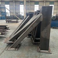 China 500 - 5000sqm Prefabricated Workshop Buildings Heavy Duty Column Base Bracket for sale