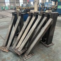 China 500 - 5000sqm Prefabricated Workshop Buildings Heavy Duty Column Base Bracket for sale