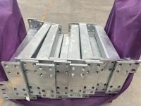 China Custom Welded Metal Mounting Brackets 60um – 120um Zinc Coating External Handrail Brackets for sale