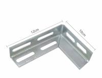 China Long Elbow Adjustable Galvanized Corner Angle Bracket  For Municipal Pipeline for sale