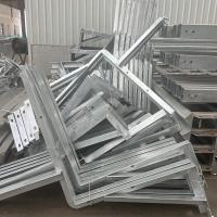 China Oversized Slotted Metal Corner Support Brackets Hdg Angle Iron Bracket Solar Accessories for sale