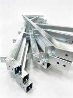 China Agricultural Prefabricated Workshop Buildings Customized Galvanized Triangle Steel Brace for sale