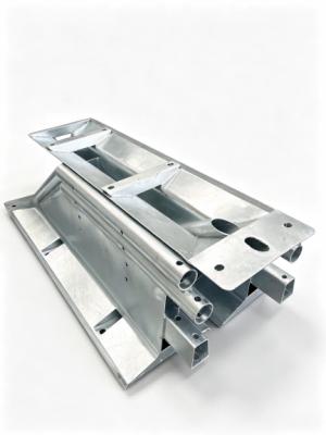 China Heavy Duty Steel Foundation  HDG Pre Punched For Road Safety Barrier Structure for sale