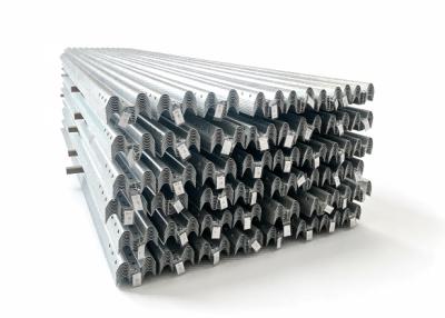 China 6mm Thick Galvanized W Beam Guardrail ASTM  8m Length Corrugated Beam Guide Rail for sale