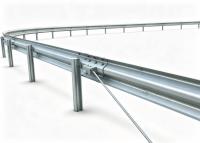 China Heavy Duty Thrie Beam Guardrail W Beam  For Industrial Logistics Road Safety Protection for sale