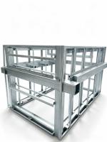 China Outdoor Prefabricated Workshop Buildings Q235B Q355B  Galvanized Steel Greenhouse Frame for sale