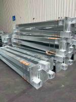 China 2.3m 3.3m Prefabricated Workshop Buildings Flanged HDG Galvanized Steel Column Bolt for sale