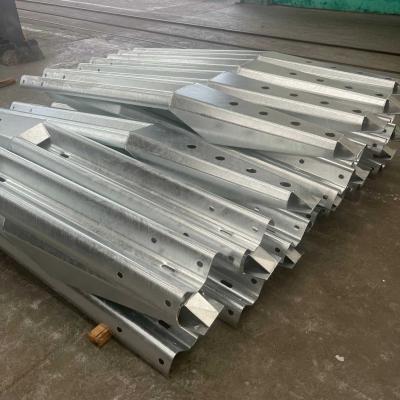 China Hot Dip Galvanized W Beam Guardrail Highway Anti Collision W Beam Barrier for sale