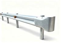 China Energy Absorbing Guardrail Terminal HDG 12 Gauge  End Section Guardrail for sale