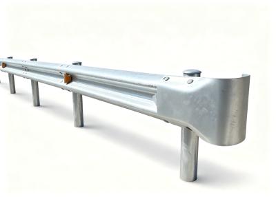 China Energy Absorbing Guardrail Terminal HDG 12 Gauge  End Section Guardrail for sale