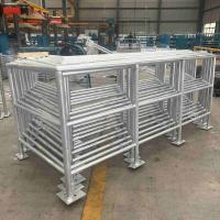 China Q235 Q355 Hot Dip Galvanized Steel Handrail Prefabricated Industrial Steel Railing for sale