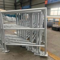 China Q235 Q355 Hot Dip Galvanized Steel Handrail Prefabricated Industrial Steel Railing for sale