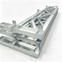 China Prefabricated Flanged Steel Truss Beam Metal Roof Beams For Municipal Road for sale