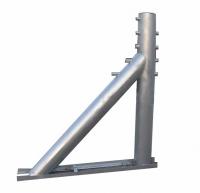 China HDG Bridge Guardrail 3 4 5 6 Ropes Cable Barrier Set With Anchor Post for sale