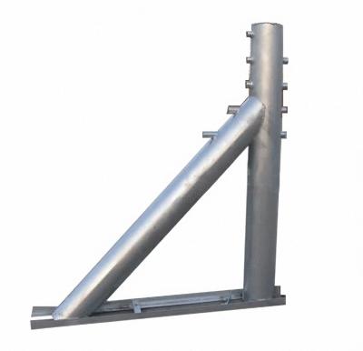 China HDG Bridge Guardrail 3 4 5 6 Ropes Cable Barrier Set With Anchor Post for sale