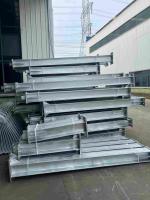 China ASTM A123 Prefabricated Workshop Buildings 6m X 7.5m Hot Dip Galvanized Steel Structure for sale