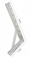 China Oversized Slotted Metal Corner Support Brackets Hdg Angle Iron Bracket Solar Accessories for sale