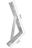 China Oversized Slotted Metal Corner Support Brackets Hdg Angle Iron Bracket Solar Accessories for sale