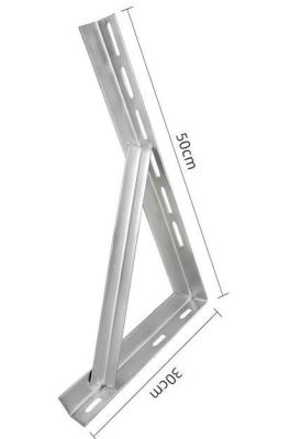 China Oversized Slotted Metal Corner Support Brackets Hdg Angle Iron Bracket Solar Accessories for sale
