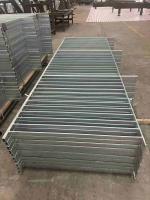 China Hot Dip Galvanized Frame Steel Railing Prefabricated Modular Industrial Safety Balustrade For Platform & Walkway for sale