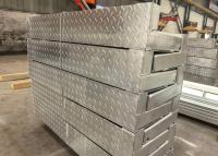 China Q235 Composite Stair Tread with Checker Plate Surface and Square Tube Frame for Industrial Stair Tread Grating for sale