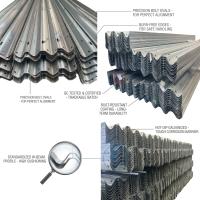 China Galvanized Round Steel Guardrail Post 140mm Corrugated Beam Supporting Column for sale