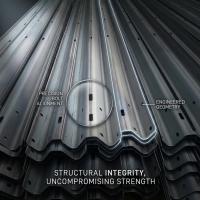 China Galvanized Round Steel Guardrail Post 140mm Corrugated Beam Supporting Column for sale